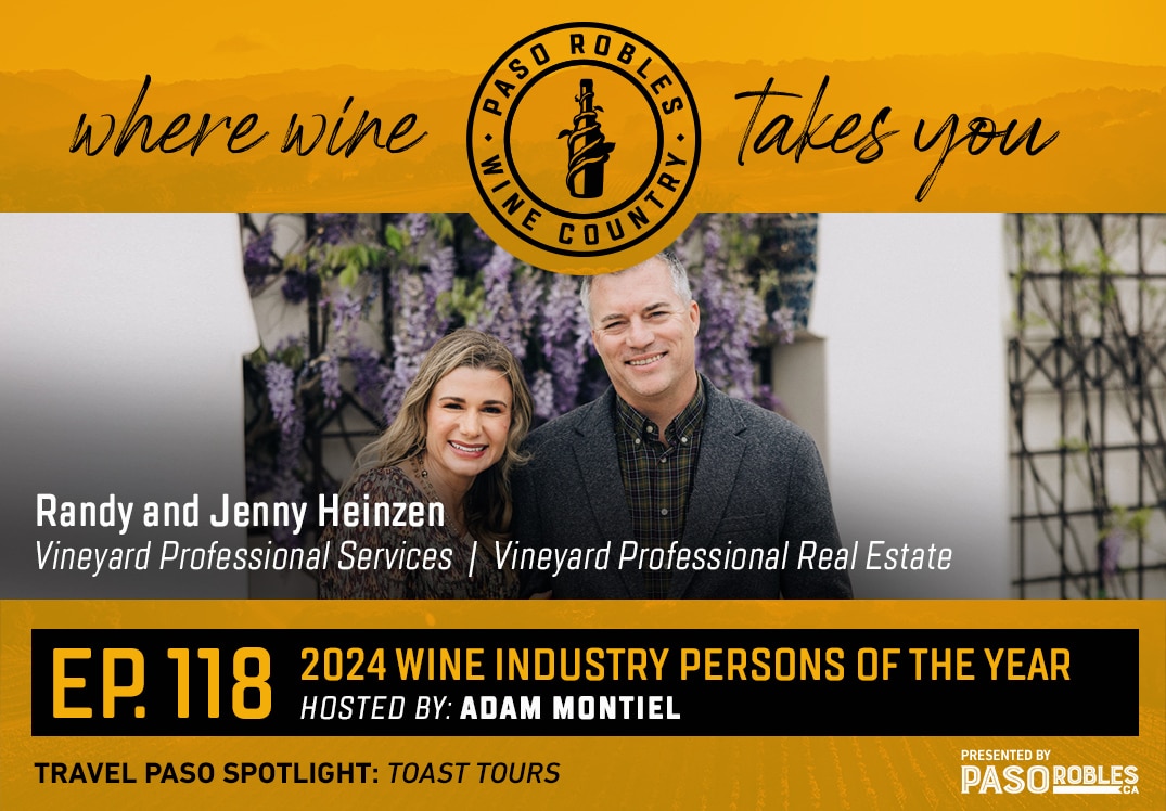 Ep 118: Wine Industry Persons of the Year 2024 - Randy & Jenny Heinzen