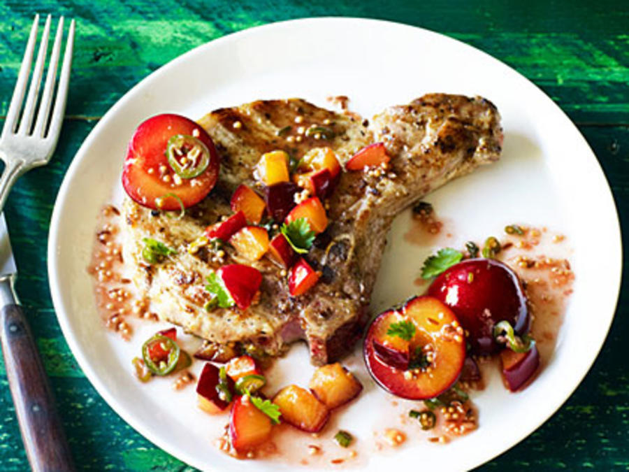 Grilled Pork with Plum Salsa - Harmony Cellars - Paso Robles Wine ...